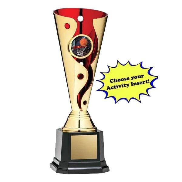 Cups - Economical - Cyclone - Gold/Red (A2339) – Quest Awards